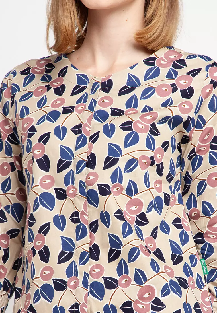 Jual Point One DOLORES Floral Blouse Original 2025 | ZALORA Indonesia