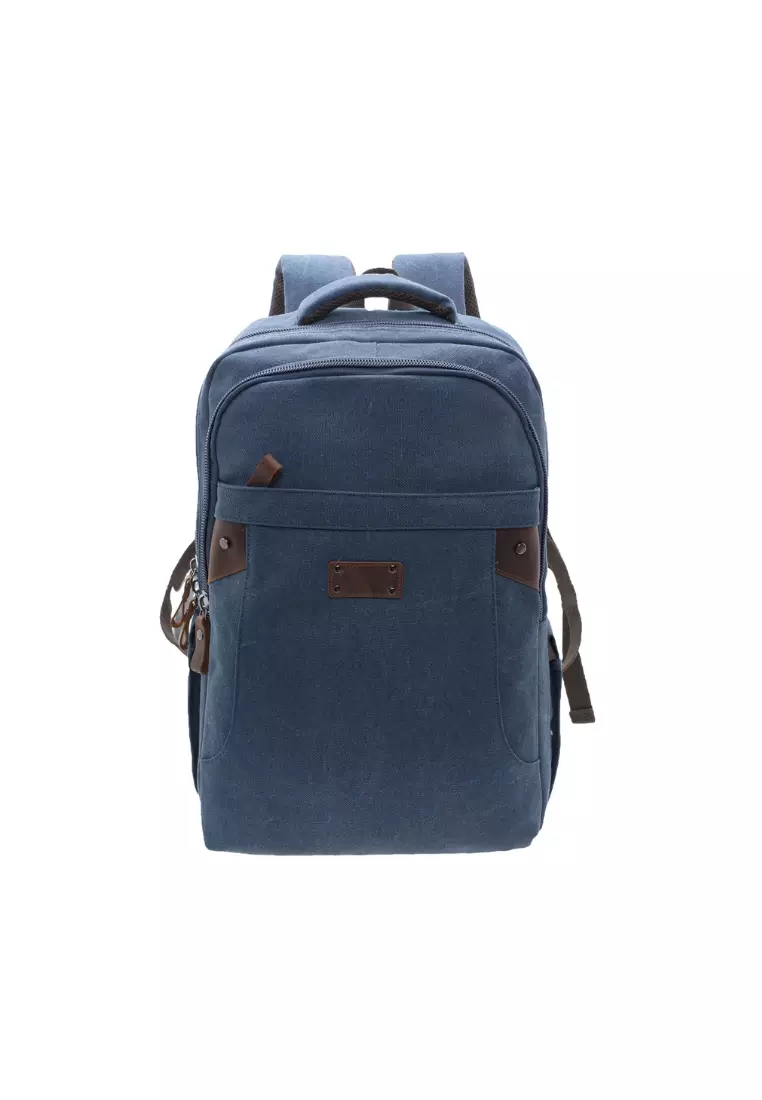Jual Jack Studio Jack Studio Canvas Laptop Capacity Backpack BAD 40107 ...