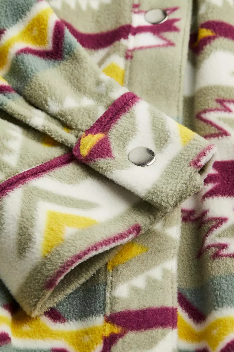 Buy H&M Fleece shacket 2025 Online | ZALORA