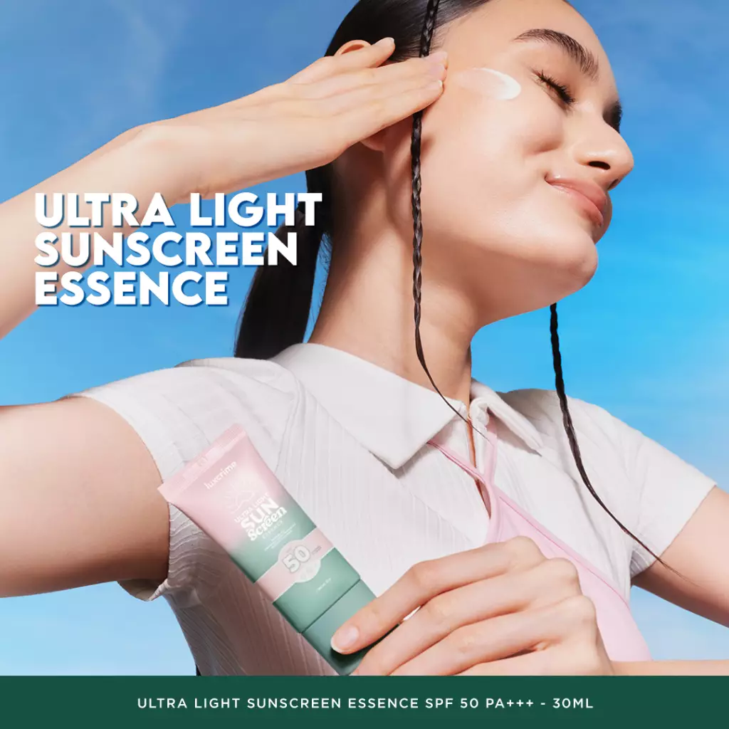 Jual Luxcrime Luxcrime Ultra Light Sunscreen Essence SPF 50 PA++++ - 30 gr Original 2024 ...