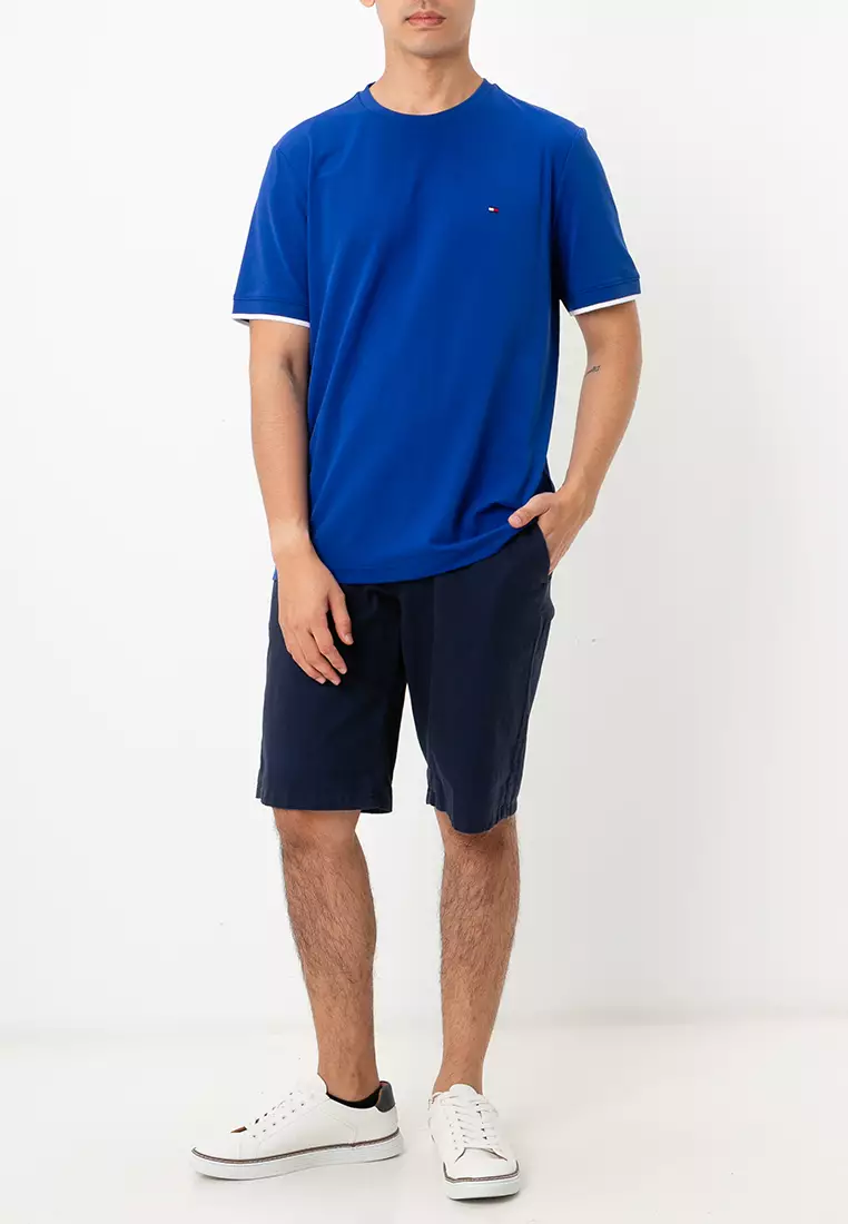 Buy Tommy Hilfiger Performance Tipped Tee - Tommy Mainline 2025 Online ...