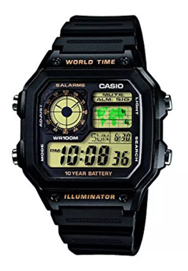 Jual CASIO CASIO GENERAL AE-1200WH-1BVDF Original 2024 | ZALORA Indonesia