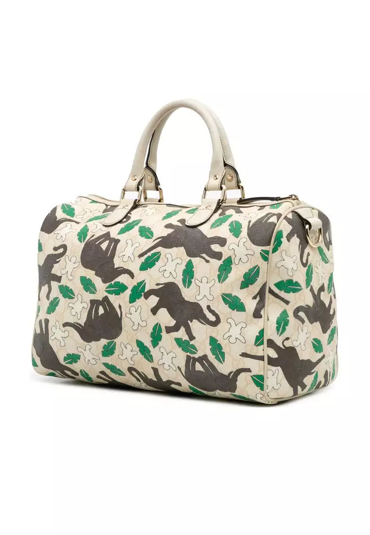 Buy Gucci Pre-Loved Gucci Limited Edition Gg Supreme Joy Snowman In ...