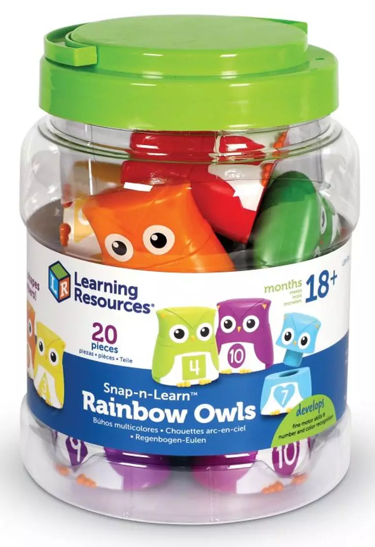 Buy Learning Resources Learning Resources Snap-n-Learn Rainbow Owls ...