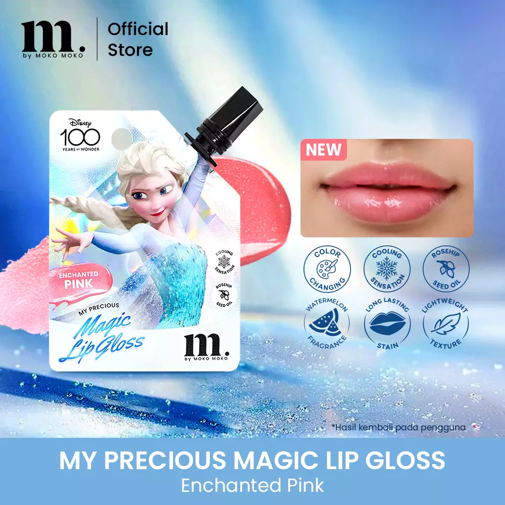 Jual MOKO-MOKO Moko Moko x Disney 100 My Precious Magic Lip Gloss ...