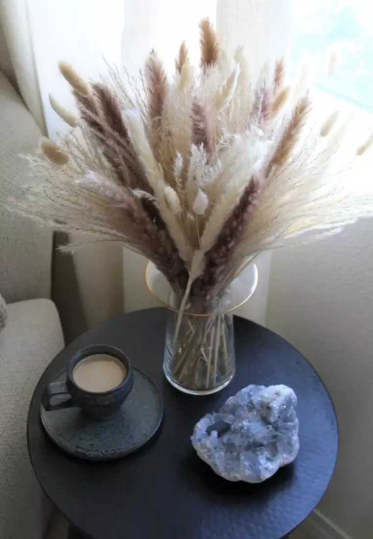 Buy Kings Collection 85pcs Natural Dried Pampas Grass Fluffy Pompous ...