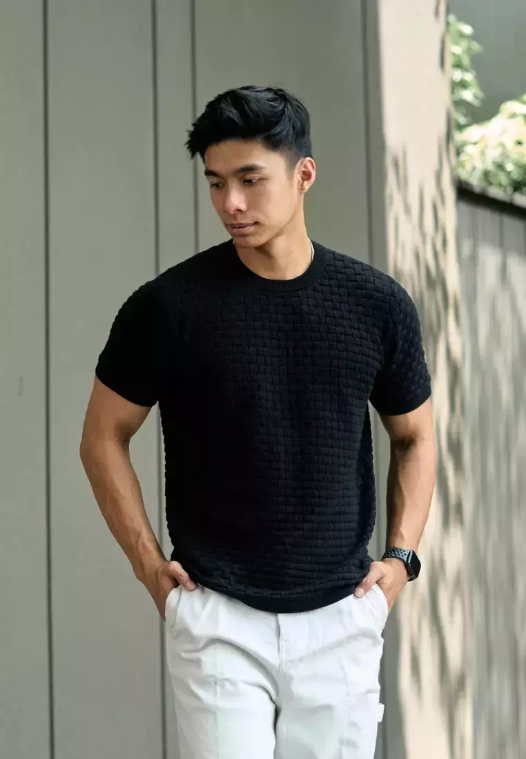 Jual Kale Clothing Kale OLIVER BLACK/ Atasan Rajut Pria / Sweater Rajut ...