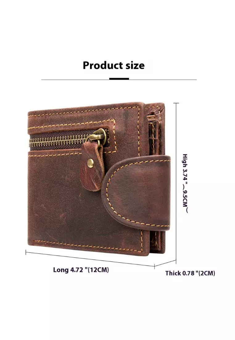 Buy Lara Wallet Driver's License Wallet First Layer Cowhide Men's ...