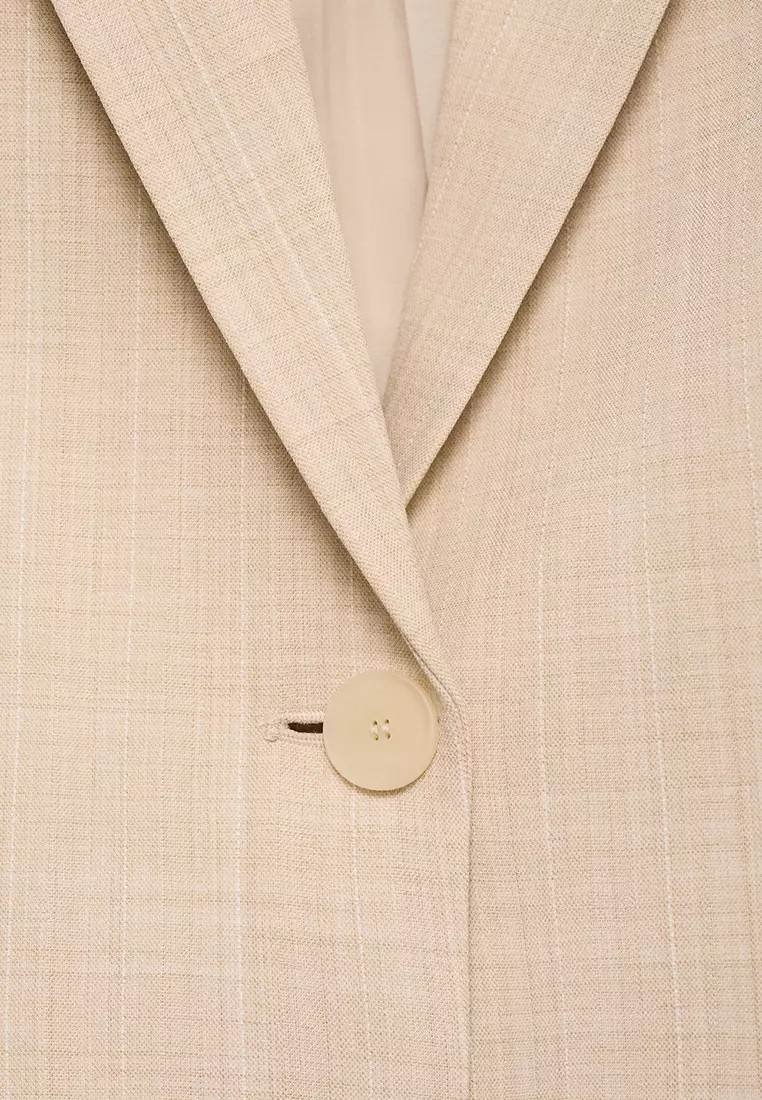 Buy Mango Structured Suit Jacket 2025 Online | ZALORA Philippines