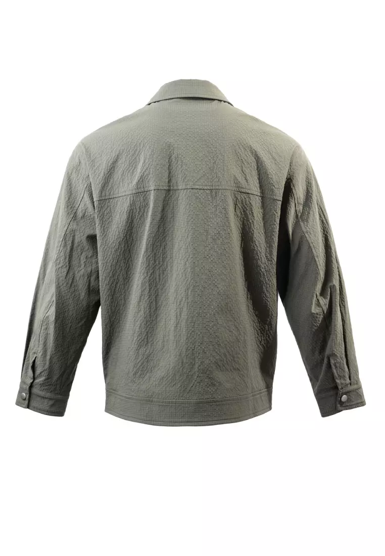 Buy HLA Lightweight Zipped Pocket Casual Jacket Men Online | ZALORA ...