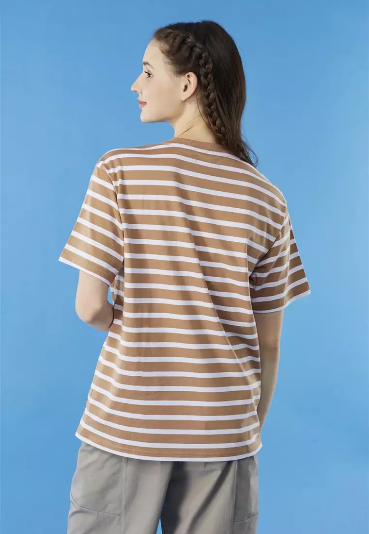 Buy Life8 All Wears Striped Logo Short Sleeves T Shirt 2024 Online Zalora