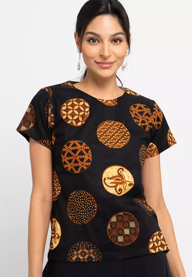 Jual Batik First Blouse Kupnat TCH15 Original 2026 | ZALORA Indonesia