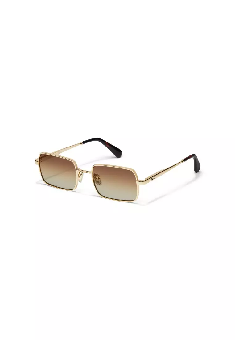 Buy QUAY Dnd Sunglasses - Gold/Sepia 2026 Online | ZALORA