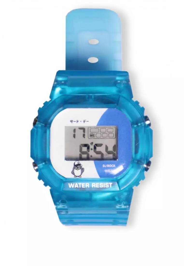 Jual Third Day AMB76 Jam Tangan Anti Air Digital Blue White Dj Rock ...