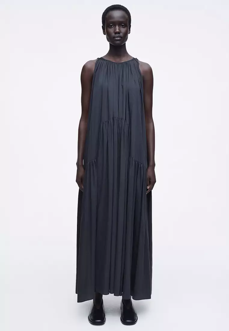 COS Gathered Halter Neck Maxi Dress 2025 | Buy COS Online | ZALORA Hong ...