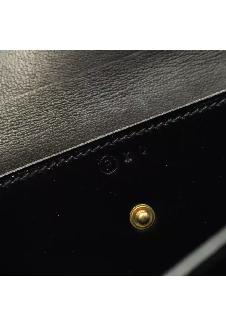 Buy Hermès Pre-Loved Hermès piano Handbag box calf black gold hardware ...