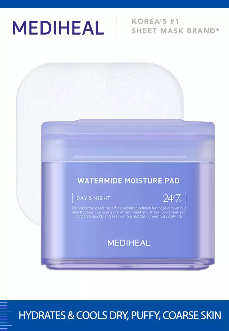Buy Mediheal Daily Treatment Pad - Watermide Moisture Toner Pad 100 ...