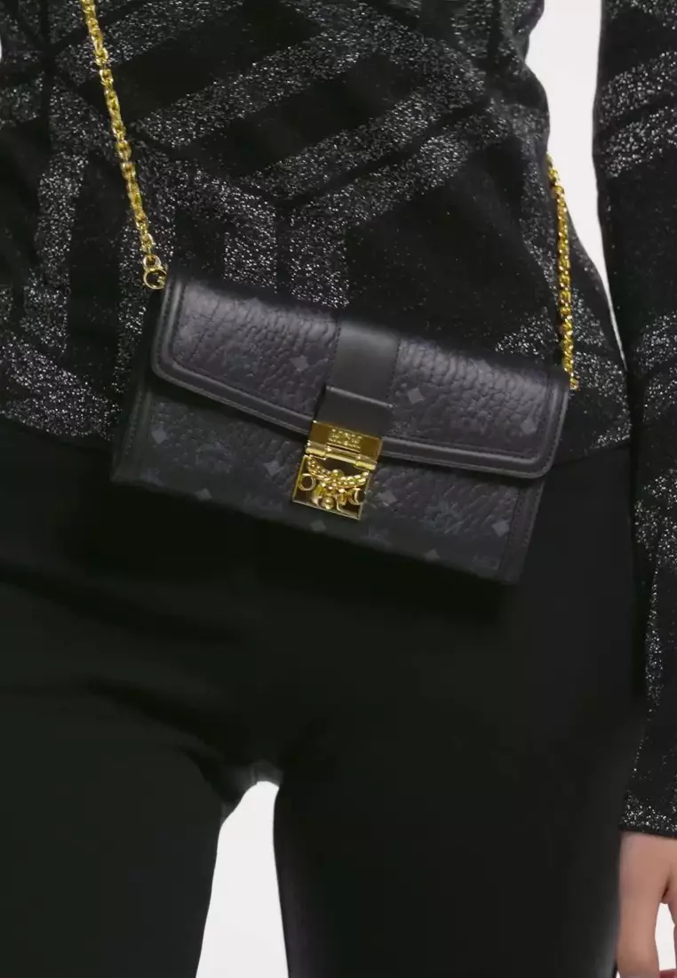 Buy MCM Tracy Chain Wallet in Visetos 2024 Online | ZALORA Singapore