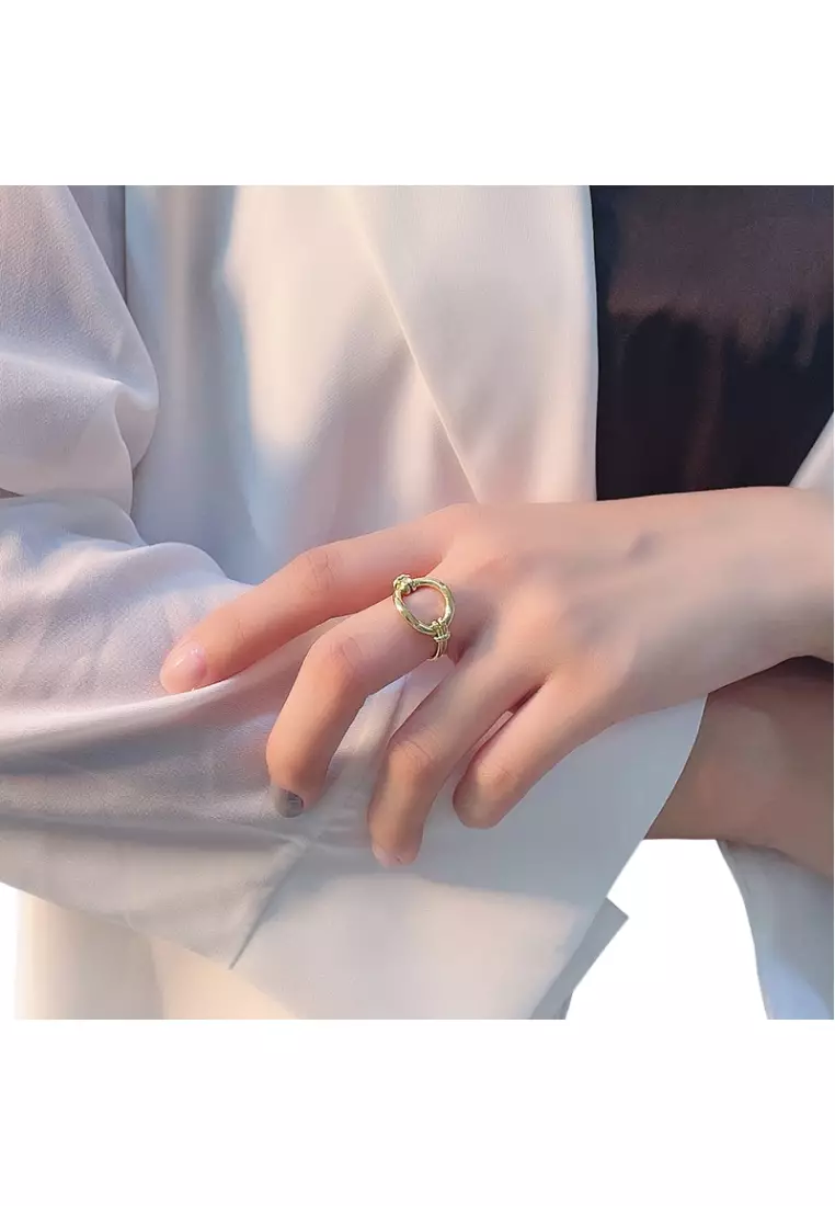 Buy Lara S925 Silver Round Ring 2025 Online | ZALORA Philippines