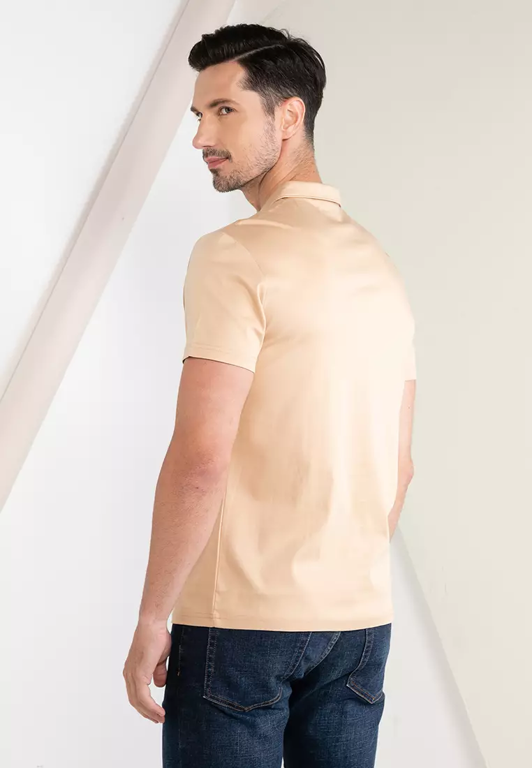 Buy Arden Teal The Organic Polo - Tan 2025 Online | ZALORA