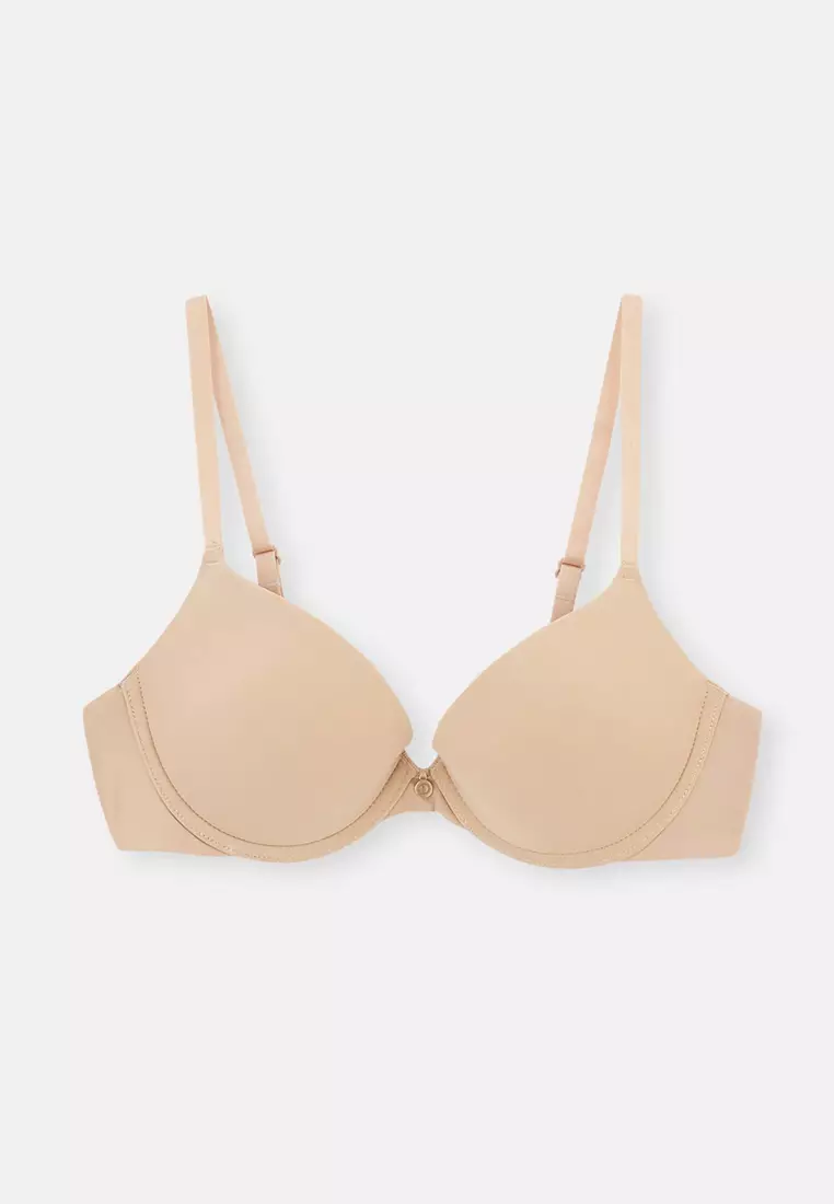 Buy DAGİ Beige Basic Padded Bra, Push-up, Full-Cup, Underwire ...