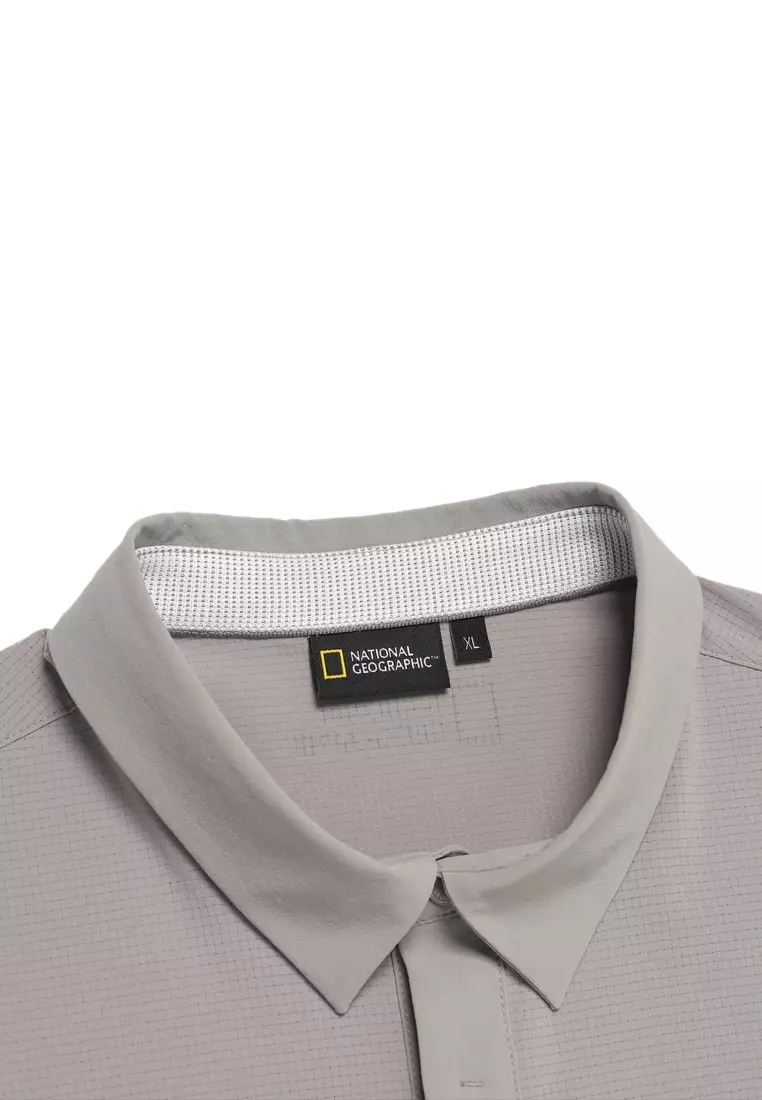 National Geographic Men's SOLID Airdot Stretch Polo Shirt 2025 | Buy National Geographic Online ...