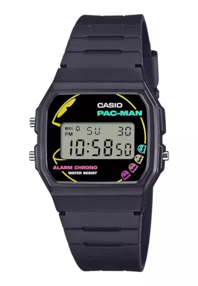 Buy Casio Casio Pacman Collab Watch (F-91WPC-1A) 2025 Online | ZALORA