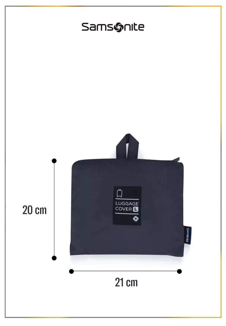 Jual Samsonite Samsonite Foldable Luggage Cover L - Graphite Original ...