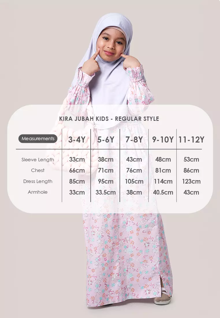 Buy SITI KHADIJAH Siti Khadijah Kira Jubah kids in Yellow 2026 Online ...