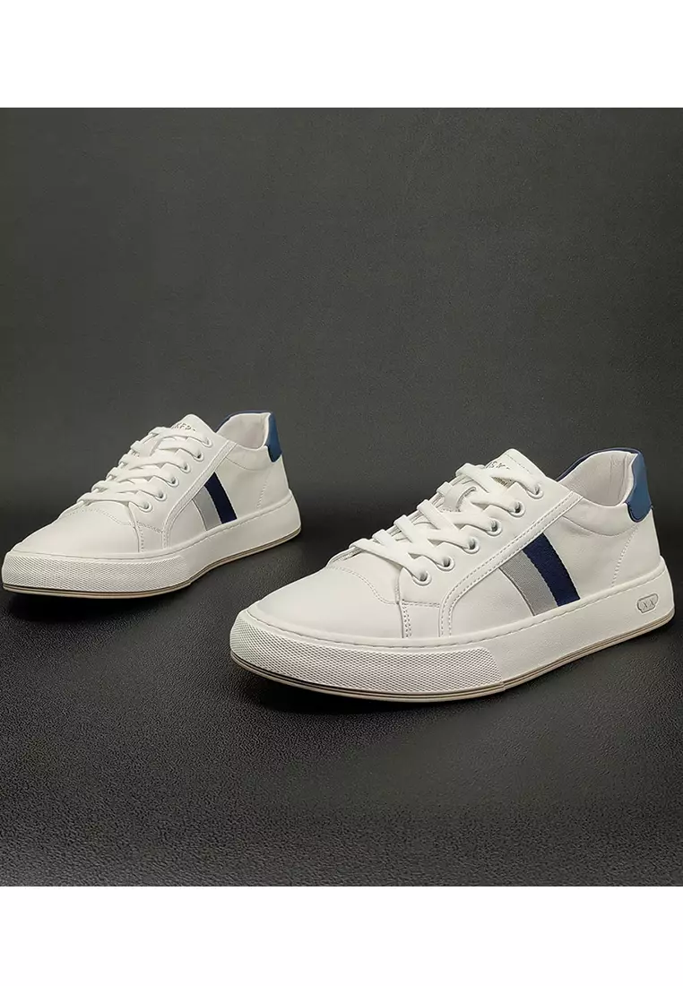 Twenty Eight Shoes Contrast Stripe Grain Leather Sneakers ALG8911 2025 ...