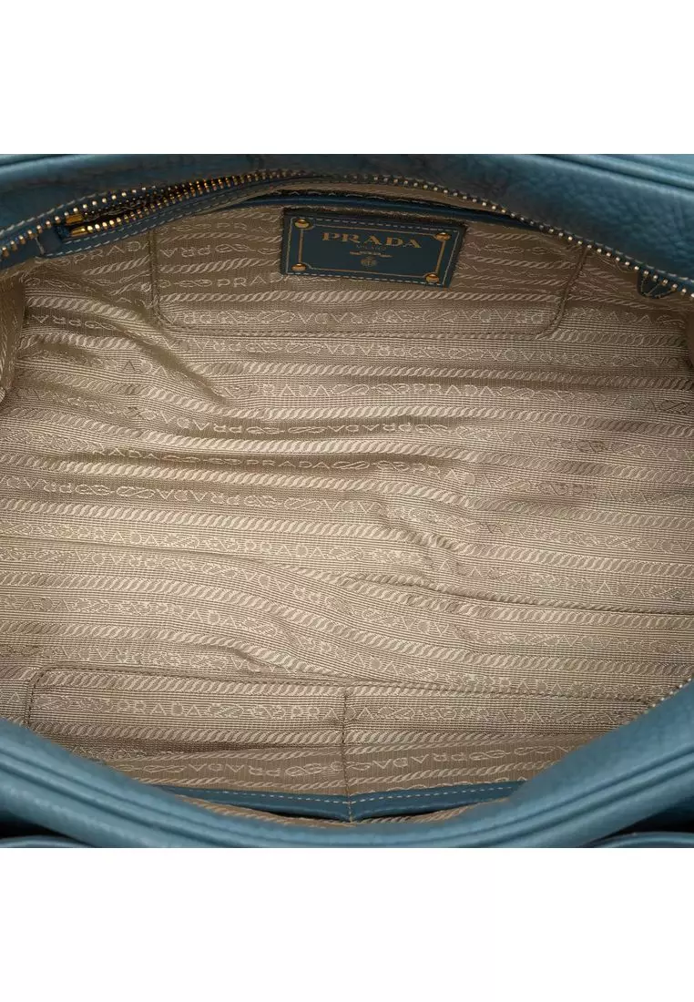 Buy Prada Pre-Loved Prada Vitello Daino Bauletto Bag 2026 Online ...