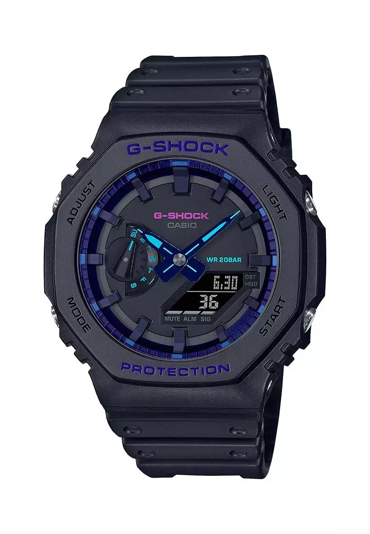 Jual G-shock Casio G-SHOCK Jam Tangan Pria - Black Purple - Resin - GA ...