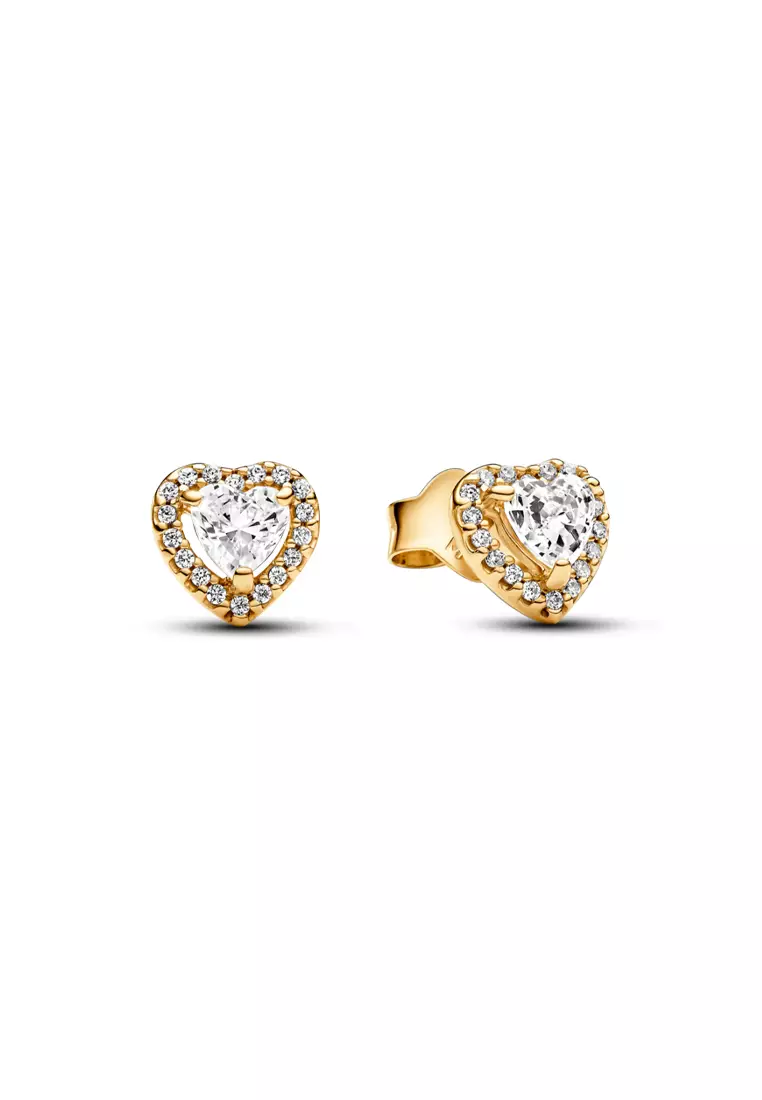 Buy Pandora Pandora Sparkling Elevated Heart Necklace Gift Set (45cm ...