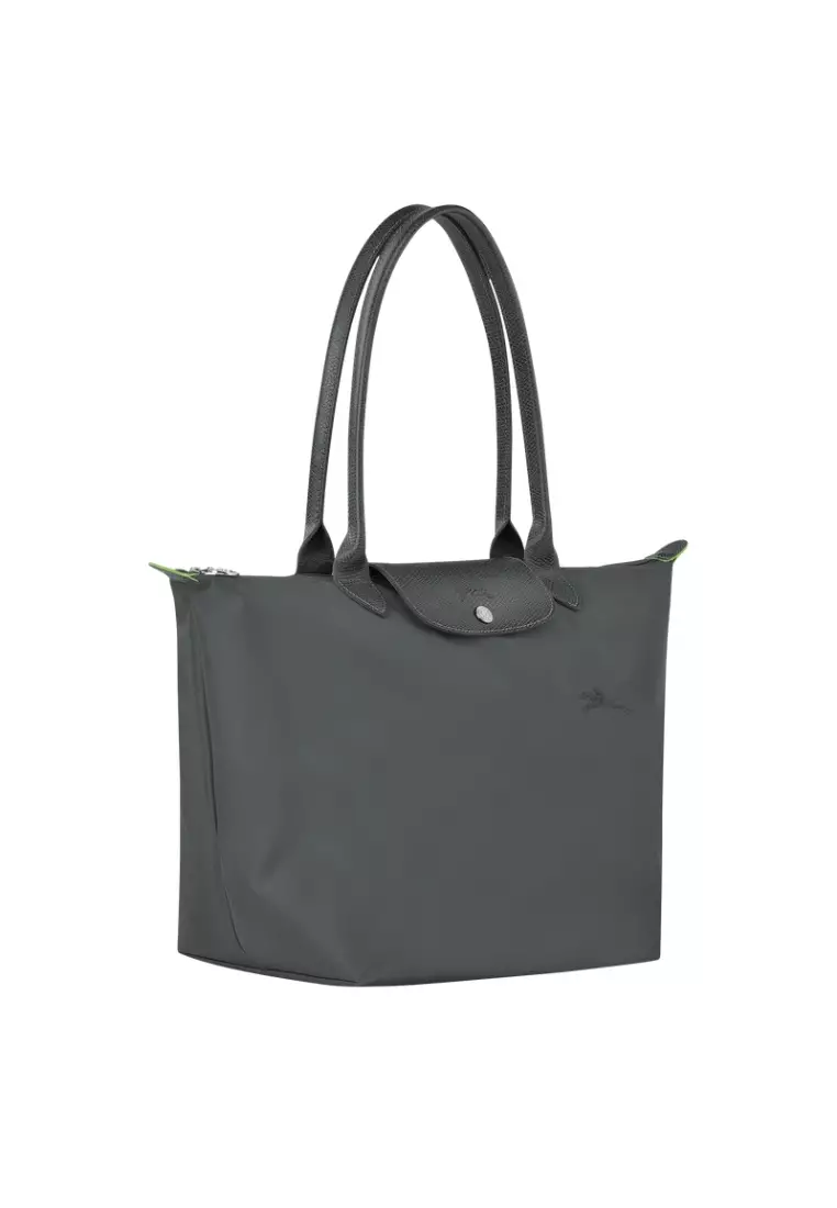 Jual LONGCHAMP Longchamp Le Pliage Green Tote bag L Graphite Original ...