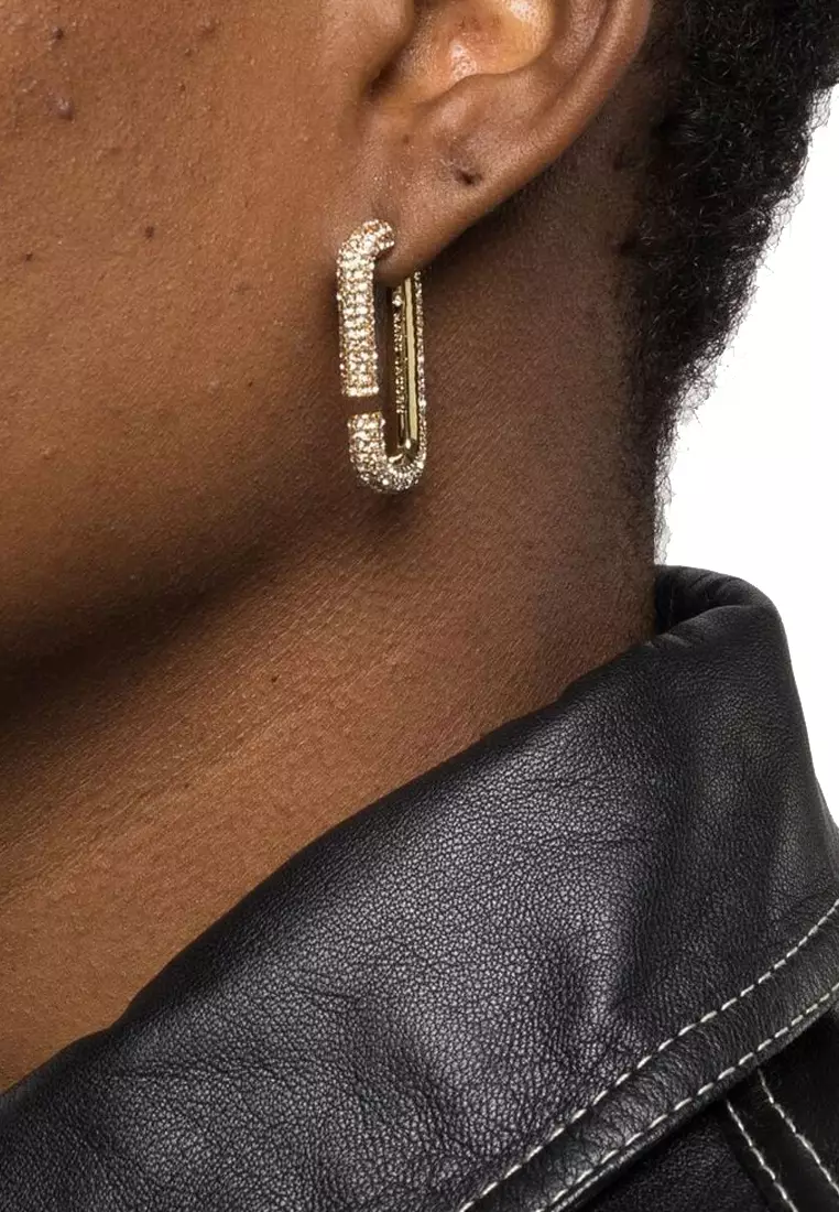 網上選購 Marc Jacobs The J Marc Crystal Hoops Earrings in Gold J206MT2RE22 ...