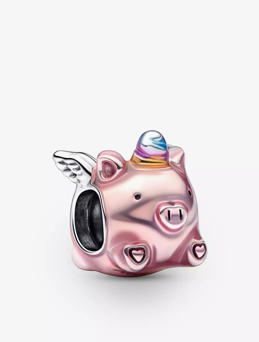 Jual PANDORA Flying pig sterling silver charm with transparent light ...