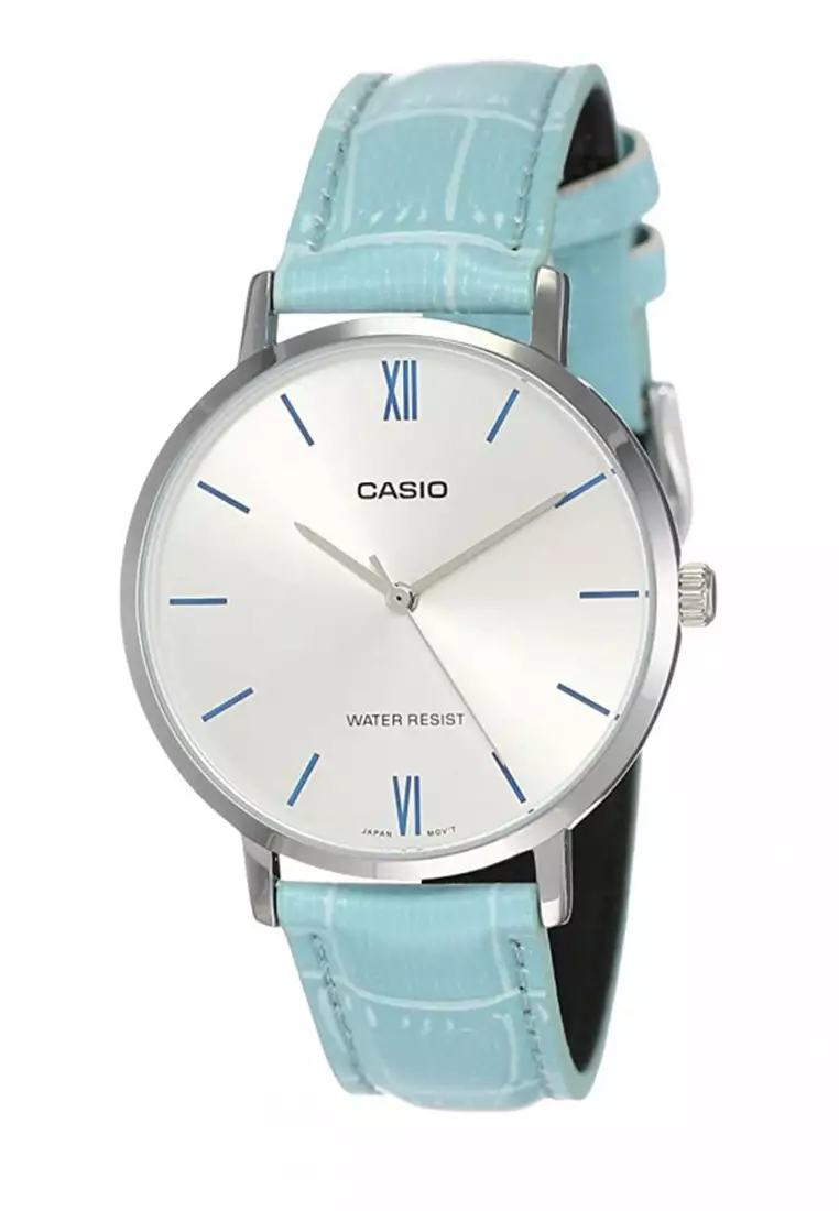 Jual Casio CASIO LTP-VT01L-7B3UDF SILVER LIGHT BLUE Original 2025 ...