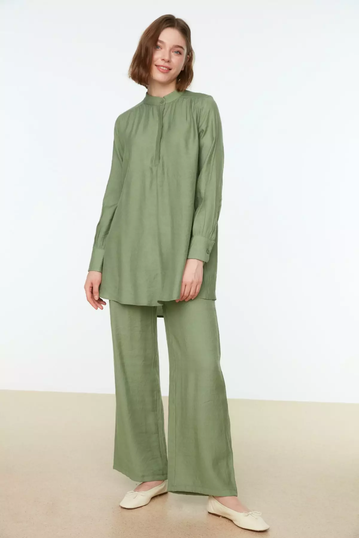 Buy Trendyol MODEST Tunic & Pants Suit 2025 Online | ZALORA