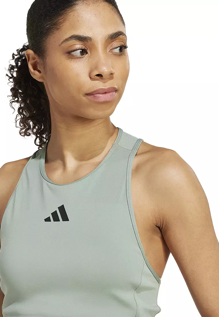 Buy ADIDAS Power 3-Stripes Racerback Bra Tank Top 2025 Online | ZALORA