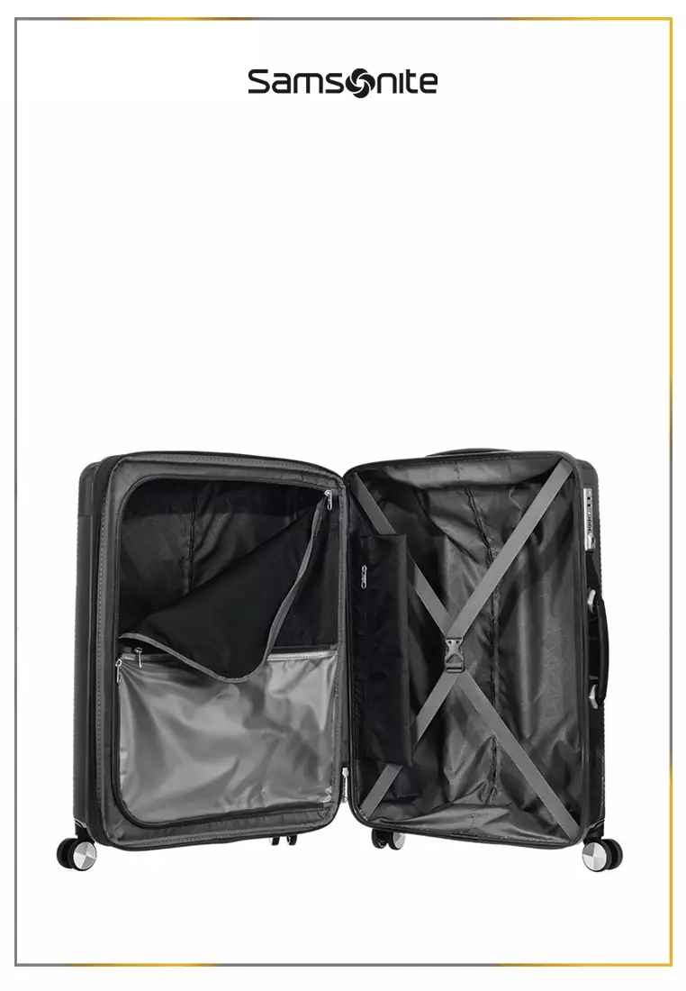 Jual Samsonite Samsonite Koper Hardcase Volant Medium 25 Inch - Black ...