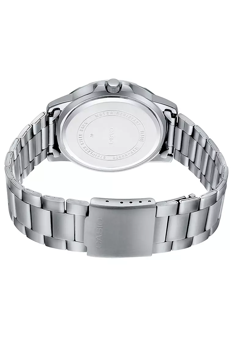 Jual Casio Casio Jam Tangan Analog Pria - Silver Blue Stainless Steel - MTP-VD300D-2EUDF ...