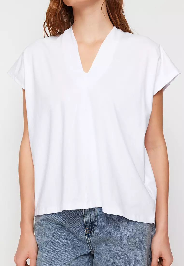 Trendyol Basic T-Shirt 2024 | Buy Trendyol Online | ZALORA Hong Kong