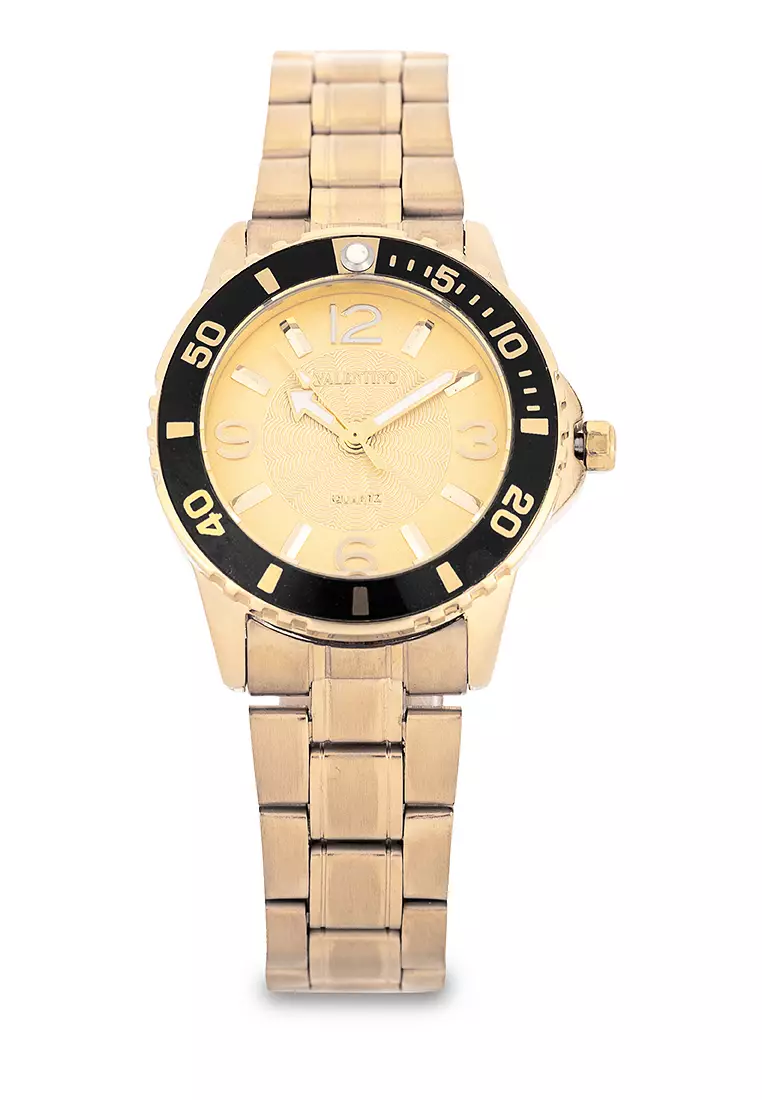 Buy Valentino Analog Watch 20122485-Gold-Gold Dial 2026 Online | ZALORA ...