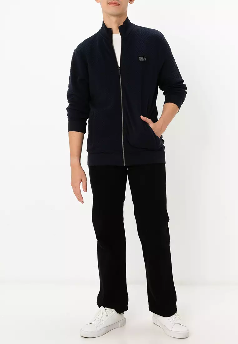 Buy Petrol Industries Waffle Texture Sweater Jacket 2025 Online ...