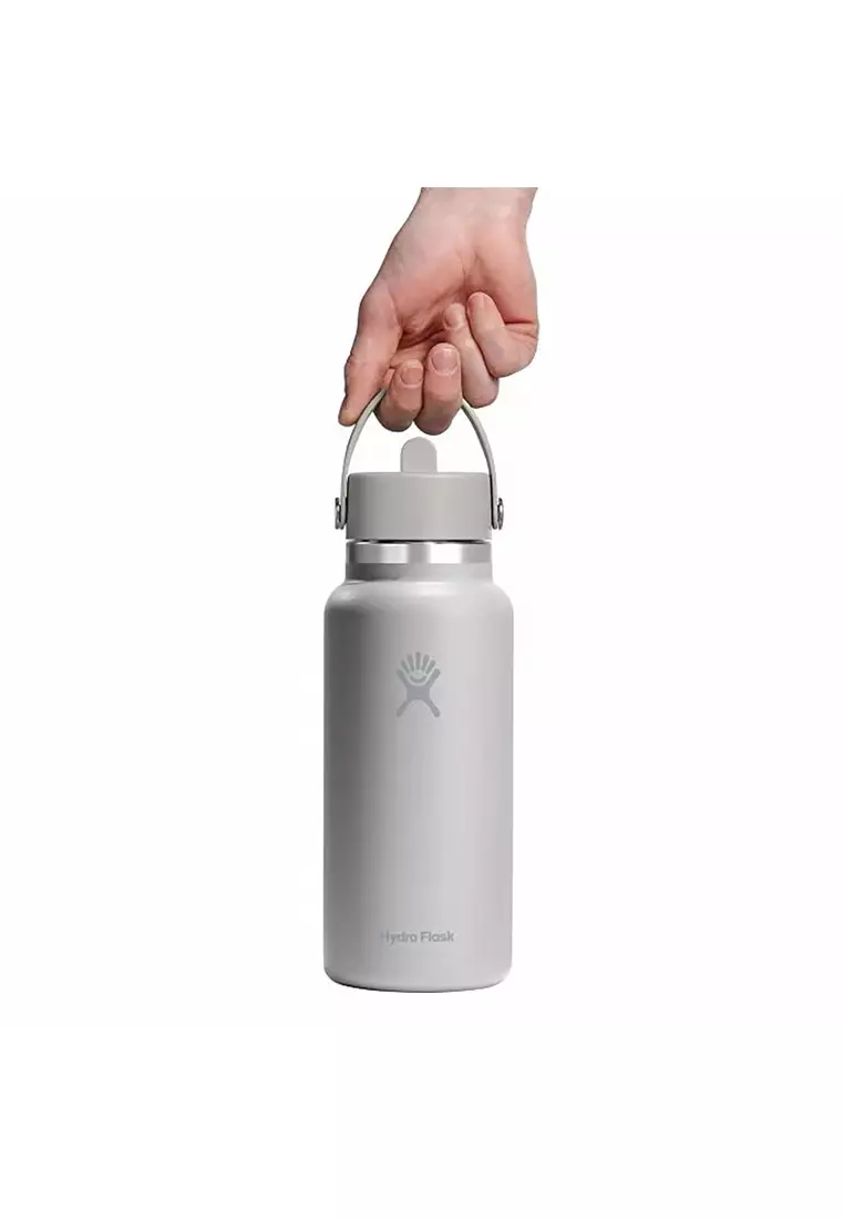 Jual Hydro Flask Wide Flex Straw Cap Tonal Birch 32 oz Original 2025 ...