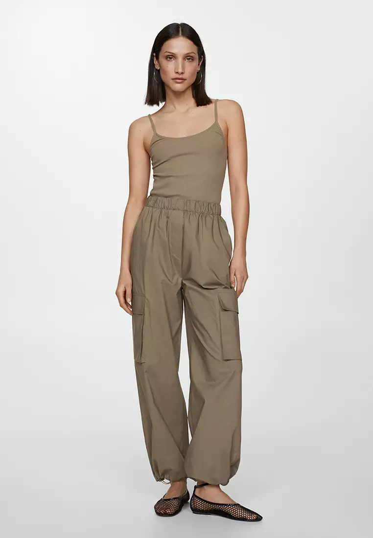 Jual Mango Parachute Overall With Braces Original 2024 | ZALORA Indonesia