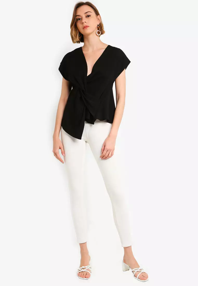 Dressing Paula Asymmetrical Crepe Top 2024 | Buy Dressing Paula Online ...