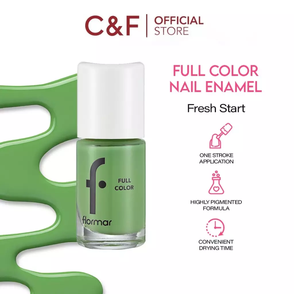 Jual FLORMAR Flormar Full Color Nail Enamel - FC24 Fresh Start | Kutek ...