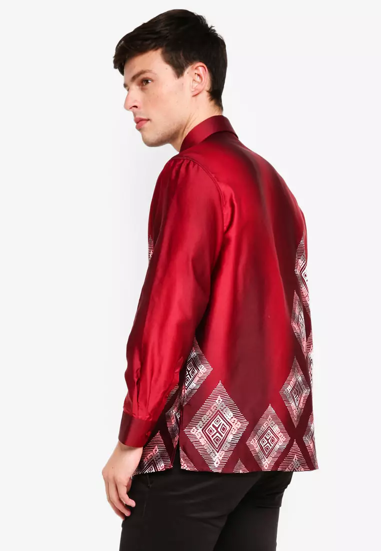 Buy Gene Martino Men's Batik Diamond Shapes 2025 Online | ZALORA ...