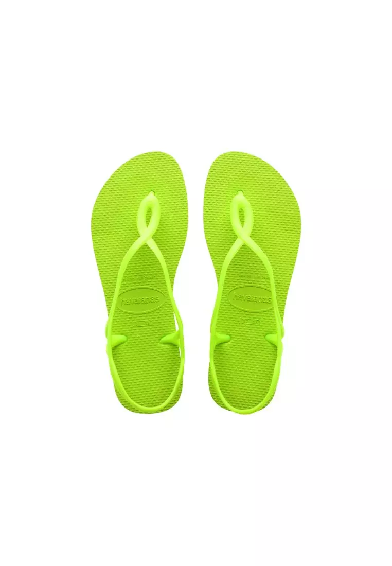 Buy Havaianas Women Luna Sandals - Lemon Green Online | ZALORA Malaysia